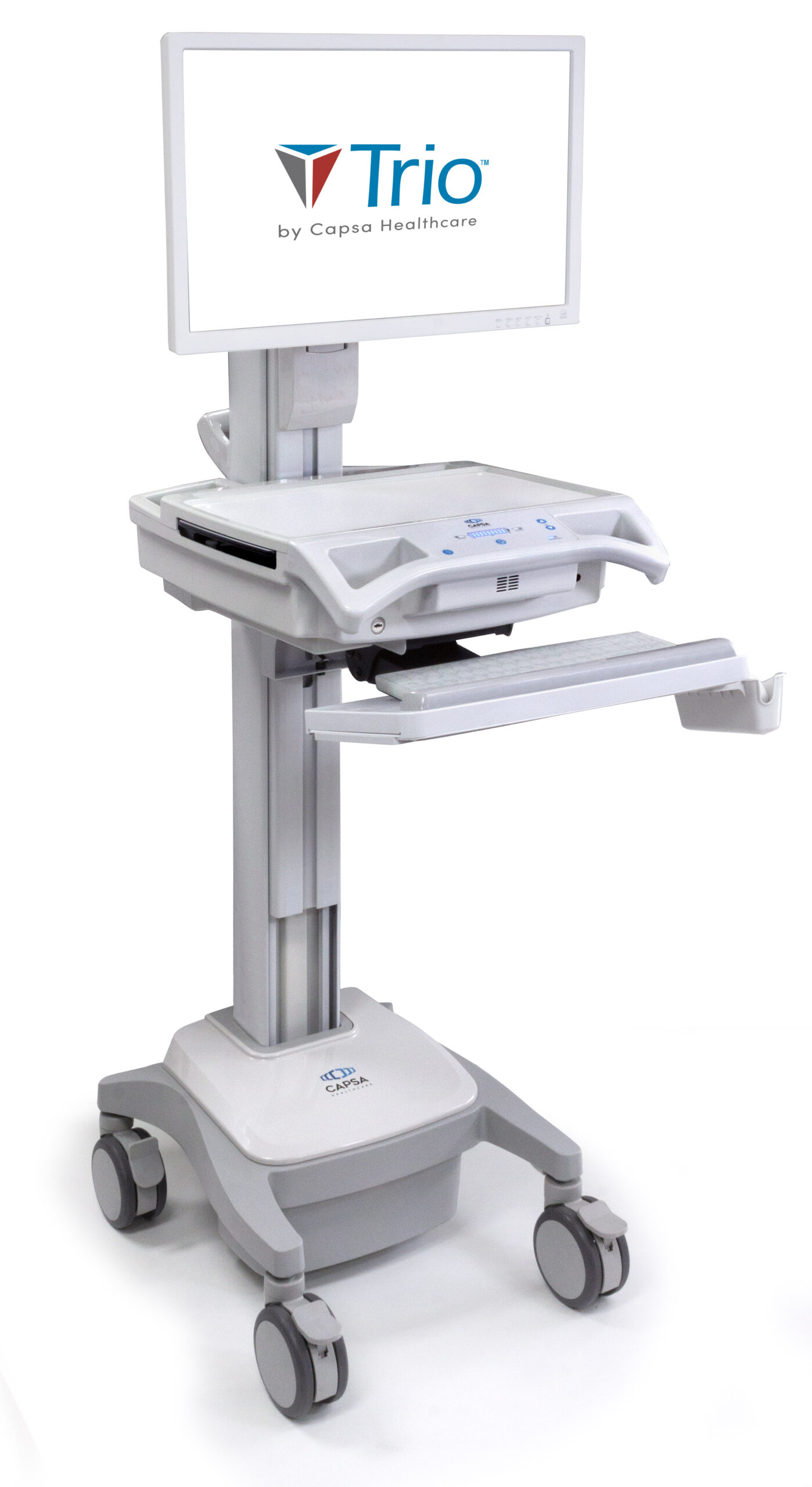 TRIO® powered by TAG-X® Workstation Cart - TAGCarts®